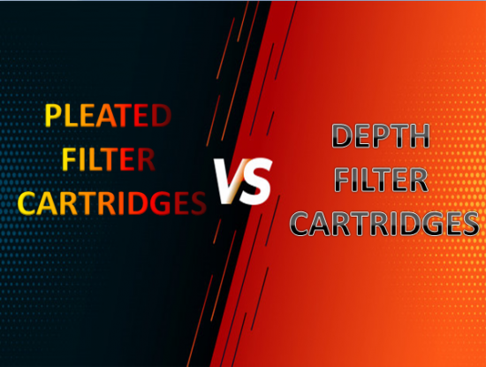 MAJOR DIFFERENCE BETWEEN PLEATED AND DEPTH FILTER CARTRIDGES